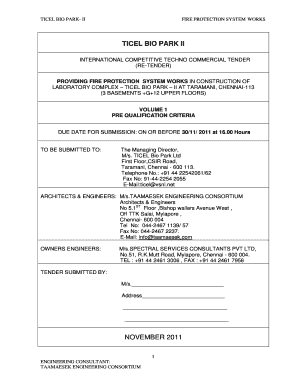 Fillable Online TICEL BIO PARK II Fax Email Print - pdfFiller