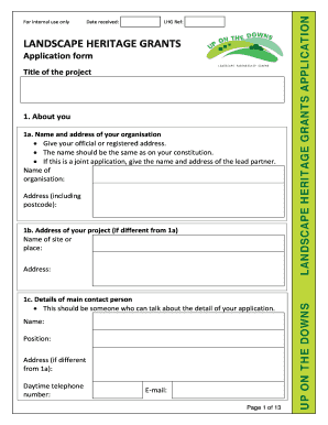 Fillable Online uponthedowns org LHG---Application-Form Fax Email Print ...