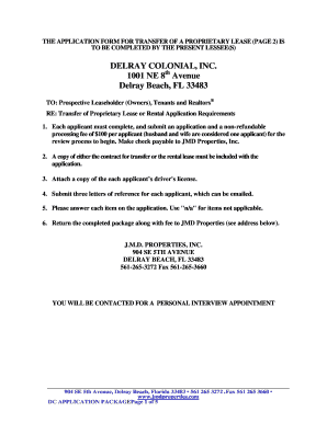 Fillable Online DC APPLICATION PACKAGEdoc Fax Email Print - pdfFiller