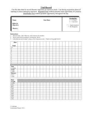 Fillable Online Trial Recorddoc Fax Email Print - pdfFiller