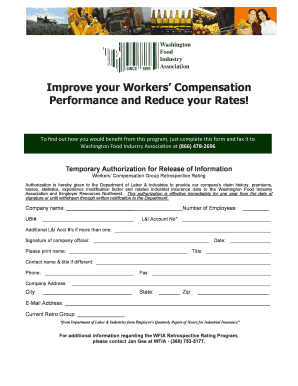 Fillable Online wa-food-ind Improve your Workers Compensation ...