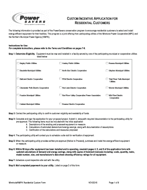 Fillable Online CUSTOM INCENTIVE APPLICATION FOR Fax Email Print - pdfFiller