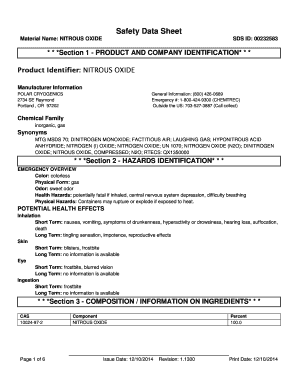 Fillable Online SDS ID 00232583 Fax Email Print - pdfFiller