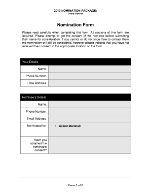 Fillable Online Nominations must be submitted by May 20 - bhalifaxpridebbcomb Fax Email Print ...