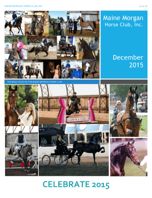 Fillable Online THE MANY FACES OF THE MAINE MORGAN HORSE CLUB Fax Email ...