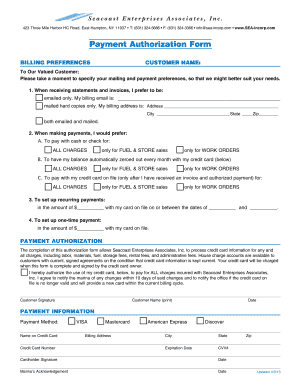 Fillable Online Payment Authorization Form - bseab-bincorpbbcomb Fax Email Print - pdfFiller