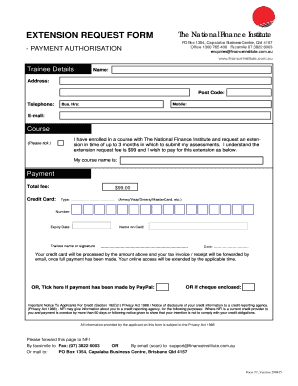 Fillable Online Form 50Extension request form.pub Fax Email Print ...