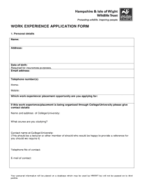 Fillable Online Flexible Working Request Form Fax Email Print - pdfFiller