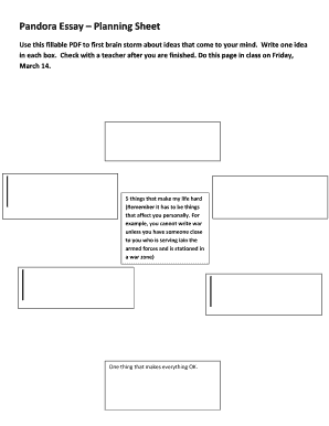 Fillable Online Essay planning sheet pdf - Buy paper online - comxa.com ...