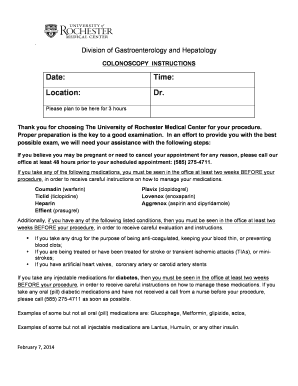 Fillable Online mychart urmc rochester Division of Gastroenterology and ...