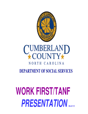 Fillable Online WORK FIRST/TANF Fax Email Print - pdfFiller
