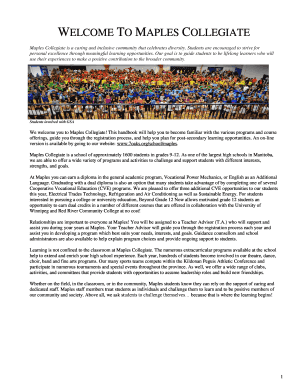 Fillable Online 7oaks WELCOME TO MAPLES COLLEGIATE - Seven bOaksb ...
