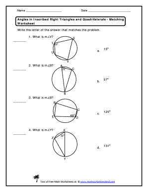 Fillable Online Angles in Inscribed Right Triangles and Quadrilaterals ...