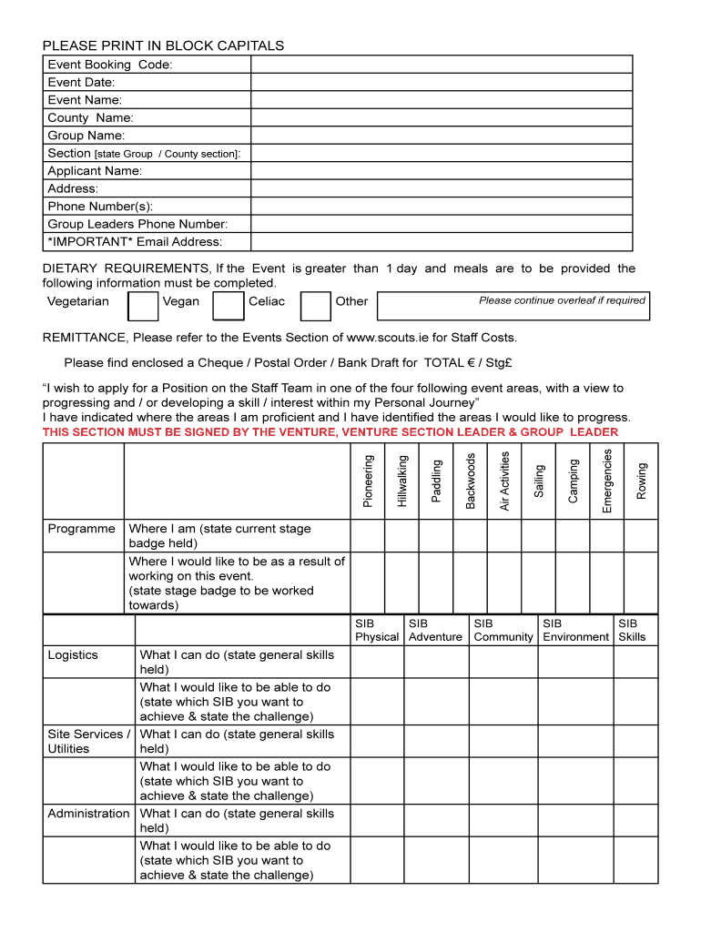 Fillable Online Scouting Ireland ES 2 Rev 04 - wwwscoutsie Fax Email ...