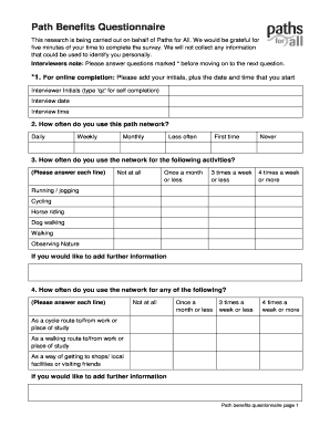 Fillable Online pathsforall org Path Benefits Toolkit - bquestionnaireb ...