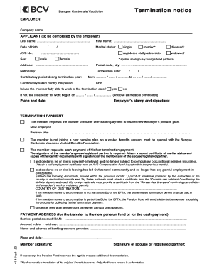 Fillable Online bcv Avis de sortie-E-V0710doc Fax Email Print - pdfFiller