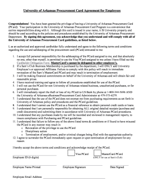 Fillable Online procurement uark University of Arkansas Procurement ...