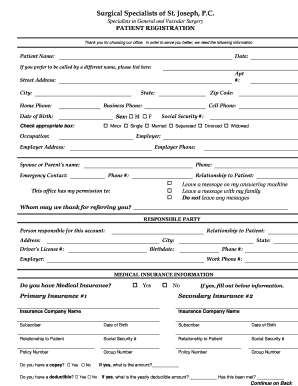 Fillable Online Pt Registration form - 2doc Fax Email Print - pdfFiller