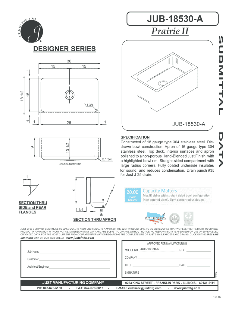Fillable Online Prairie II - Just Mfg Fax Email Print - pdfFiller