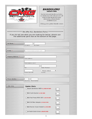 Cmg Motorsports - Fill Online, Printable, Fillable, Blank | pdfFiller