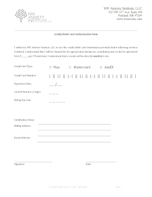 Fillable Online Card Auth Formdocx Fax Email Print - pdfFiller