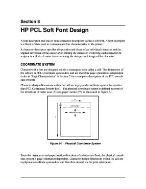 Fillable Online HP PCL Soft Font Design Fax Email Print - pdfFiller