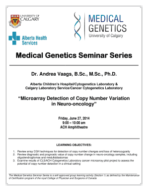 Fillable Online Microarray Detection of Copy Number Variation in Neuro ...