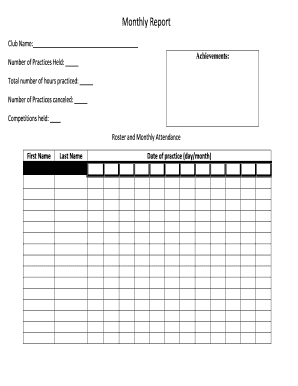 Fillable Online recreation uic Monthly Report - Campus Recreation ...