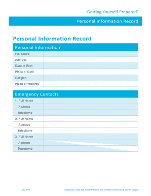 Fillable Online haveyoursay cassowarycoast qld gov Personal Information ...