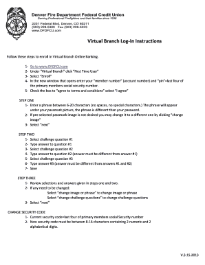 Fillable Online Virtual Branch Log-In Instructions Fax Email Print ...