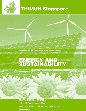 Fillable Online singapore thimun ADMINISTRATIVE HANDBOOK WITH REPLY ...