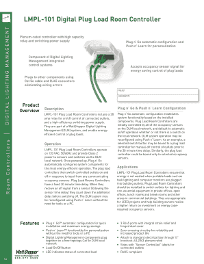 Fillable Online laiweb LMPL-101 Digital Plug Load Room Controller ...