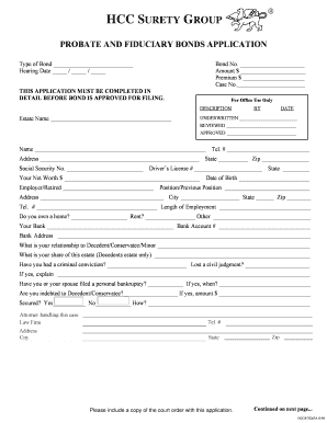 Fillable Online Process Server Bond Fax Email Print - pdfFiller