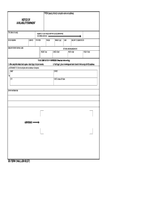Fillable Online Notice of availabilityshipment bdd formb 1348-5 jun 69 ...