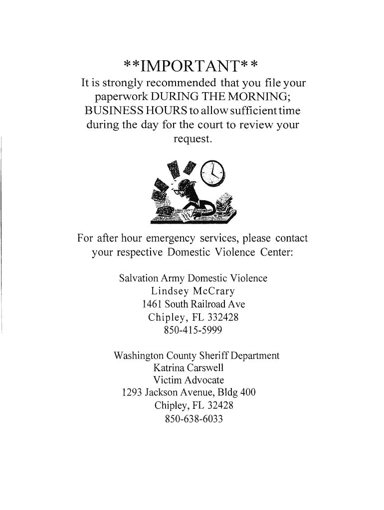 Fillable Online Petition for Injunction for Protection Against Repeat Violence Fax Email Print ...