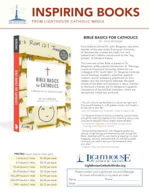 Fillable Online BIBLE BASICS FOR CATHOLICS Fax Email Print - pdfFiller