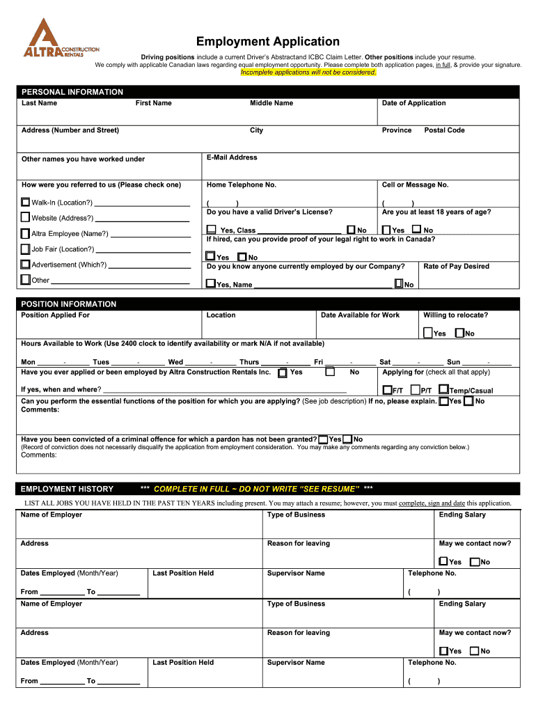 Fillable Online QSPTIQ XRPTTEGMXMS R - Altra Construction Rentals Fax ...