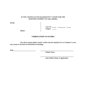 Fillable Online 13 1-1 Verification of Matrix Form 1Bdocx Fax Email ...