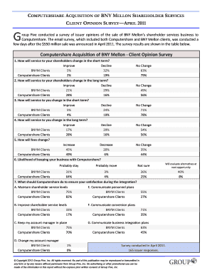 Fillable Online COMPUTERSHARE ACQUISITION OF BNY MELLON SHAREHOLDER ...