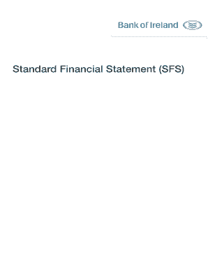 Fillable Online irishinsolvencysolutions Standard Financial Statement ...