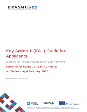 Fillable Online Key Action 1 (KA1) Guide for Fax Email Print - pdfFiller