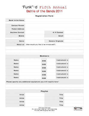 Fillable Online Funkd Fifth Annual Fax Email Print - pdfFiller