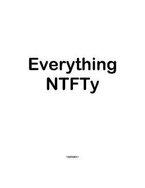 Fillable Online NTFT MOU Fax Email Print - pdfFiller