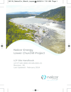 Fillable Online Nalcor Energy Lower Churchill Project - Muskrat Falls ...