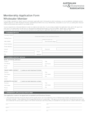 Fillable Online Wholesaler Member Fax Email Print - pdfFiller