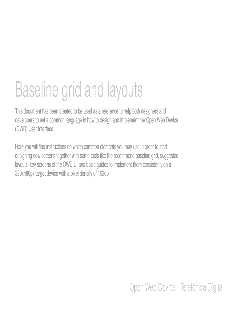 Fillable Online Baseline grid and layouts Fax Email Print - pdfFiller