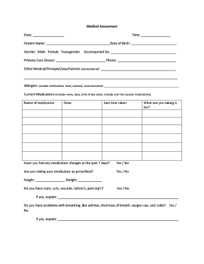 Fillable Online Dominion Hospital - Medical Assessment Dominion ...