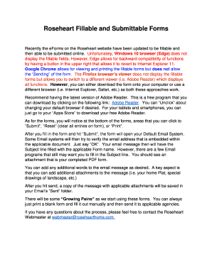 Fillable Online Roseheart and Submittable Forms Fax Email Print - pdfFiller