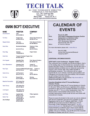 Fillable Online bcft TECH TALK - BCFT logo - bcft Fax Email Print ...