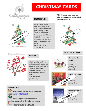 Fillable Online tcf org CHRISTMAS CARDS - The Compassionate Friends ...
